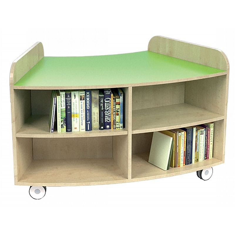 KubbyClass Mobile Junior Library Curved Bookcases Bundle from our ...