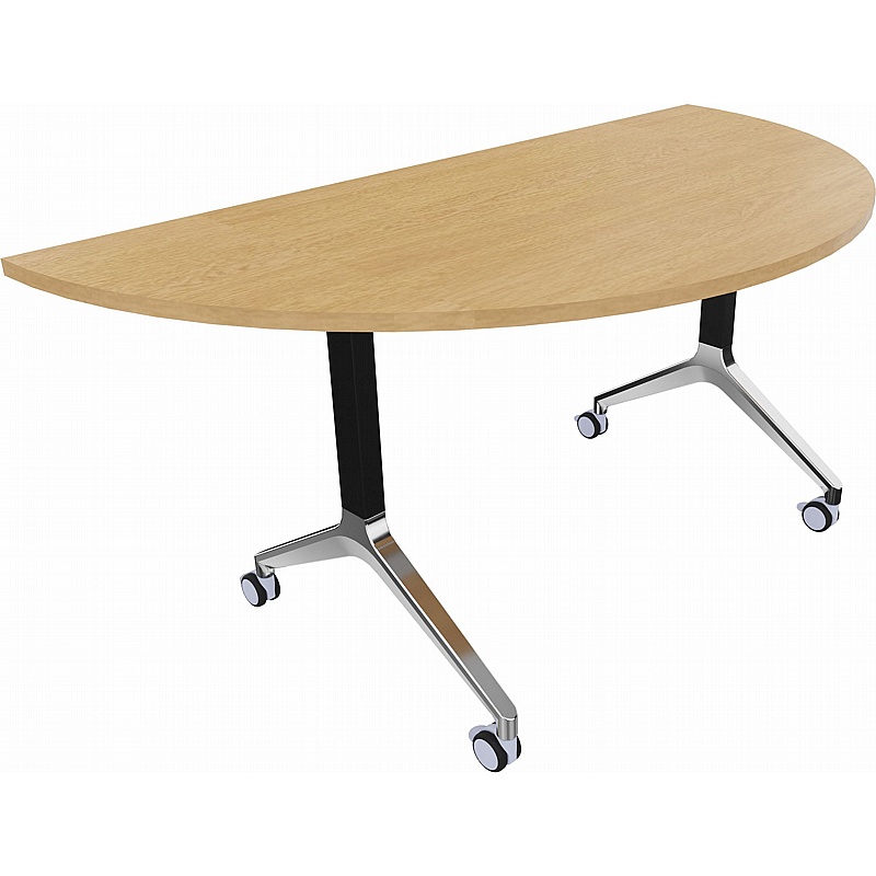 Boss Design Deploy Semi-Circular Meeting and Breakout Flip Top Tables ...