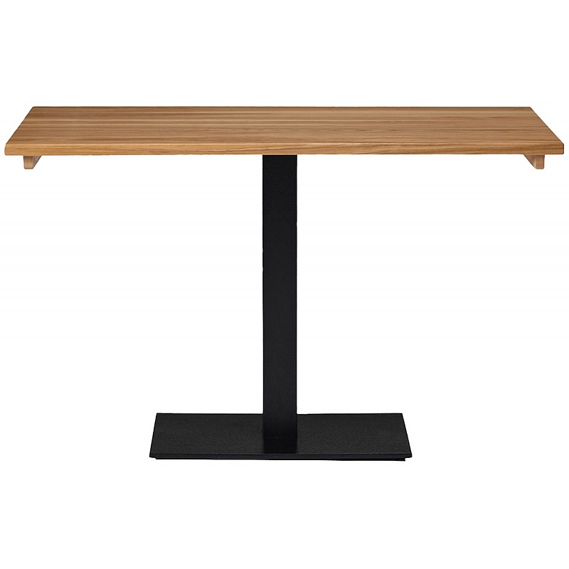 Forza Rectangular Solid Wood Single Upright Breakout and Cafe Tables ...