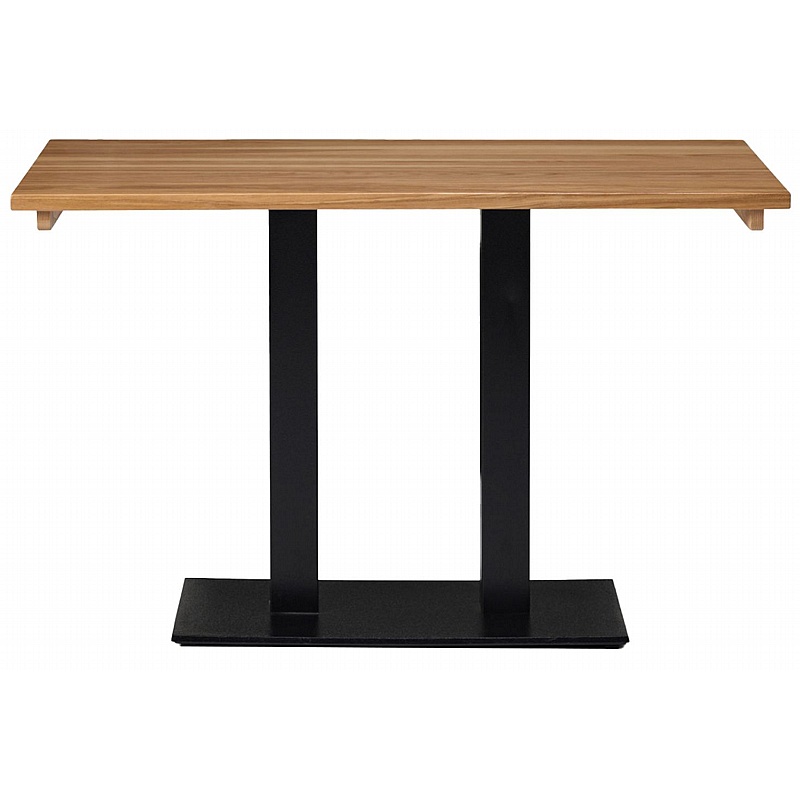 Forza Rectangular Solid Wood Twin Upright Breakout and Cafe Tables from ...
