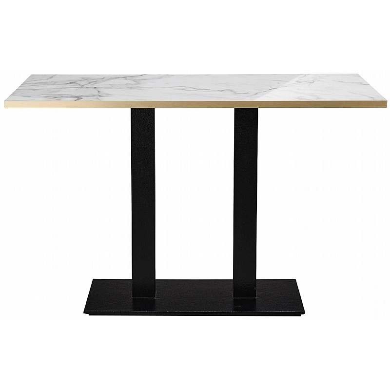 Forza High Gloss Rectangular Twin Upright Breakout and Cafe Tables from ...