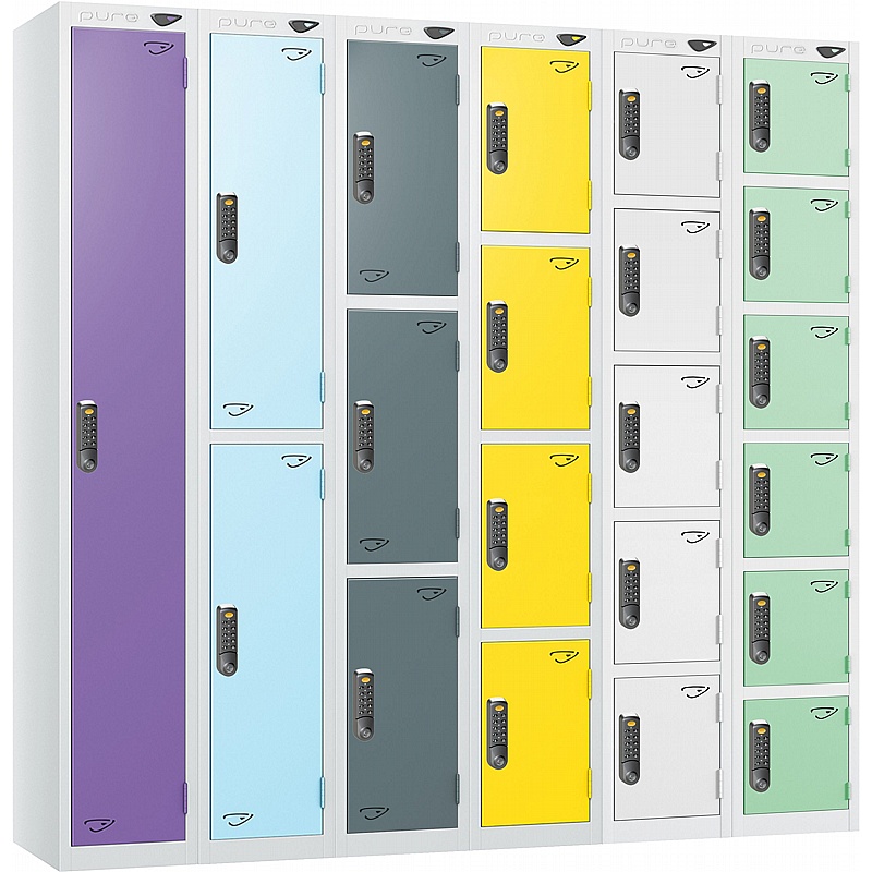 Pure Antibacterial Lockers with Digital Combination Lock from our ...