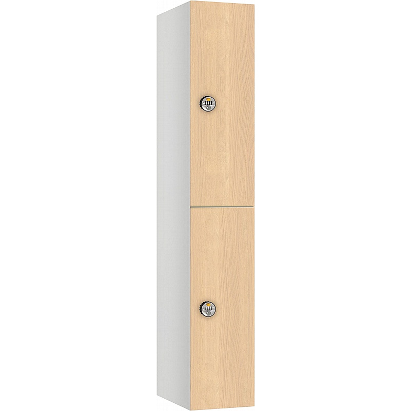 Pure Shield Antibacterial MFC Wood Effect Door Lockers with Manual ...
