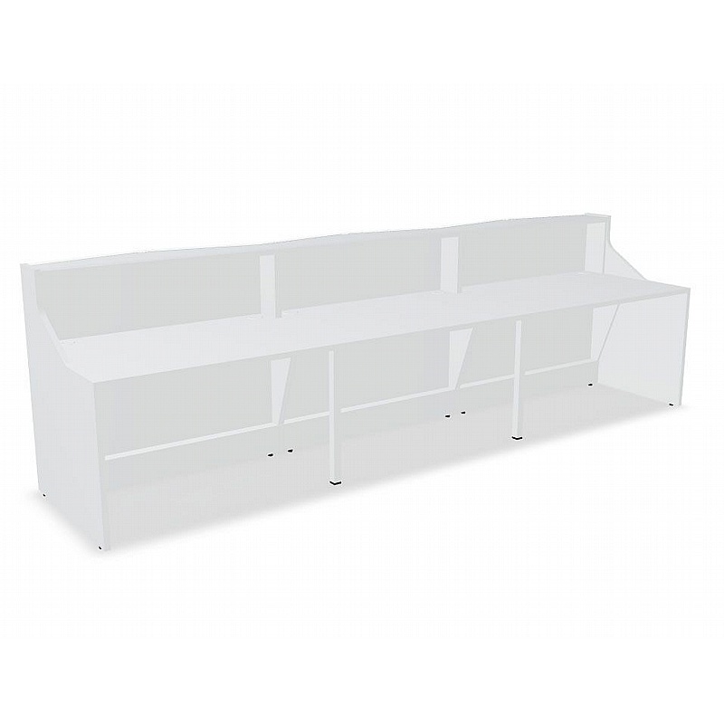 Alpa Rectangular Glass Reception Desks from our Reception Desks range.