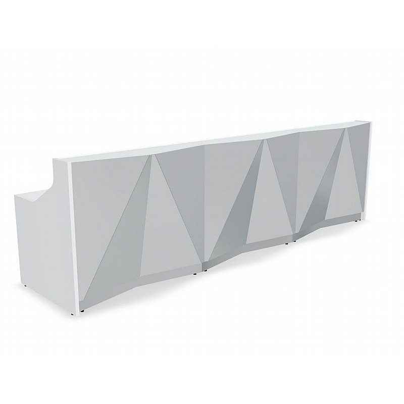 Alpa Rectangular Glass Reception Desks from our Reception Desks range.