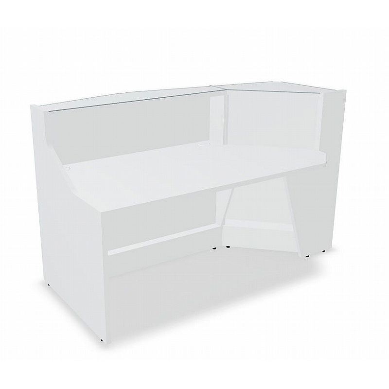 Alpa Curve Compact Glass Reception Desks from our Reception Desks range.