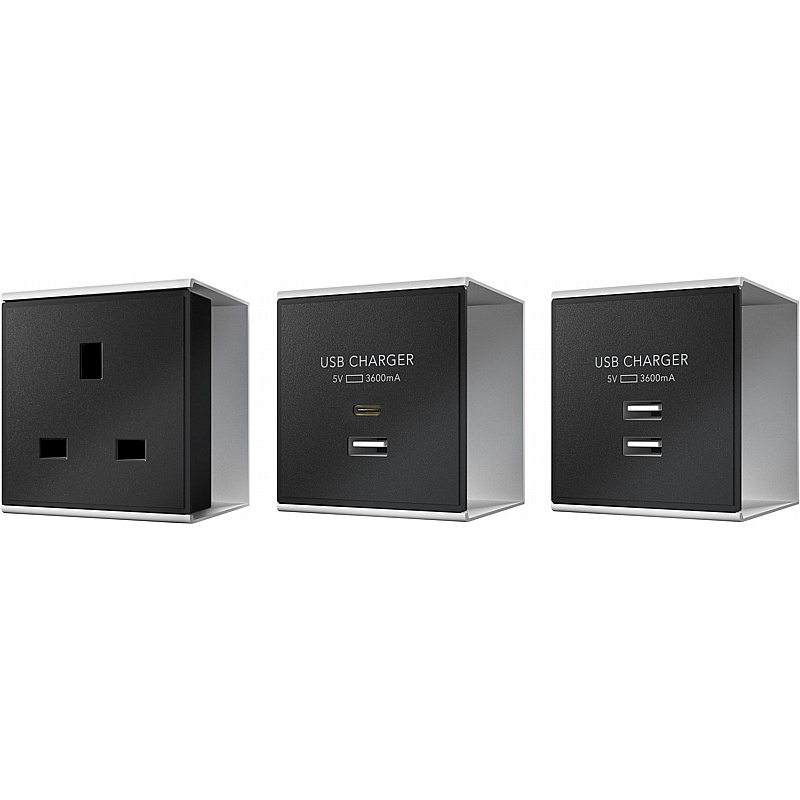 Pure Power 10 Compartment Laptop and Tablet Charging Lockers with Hasp ...