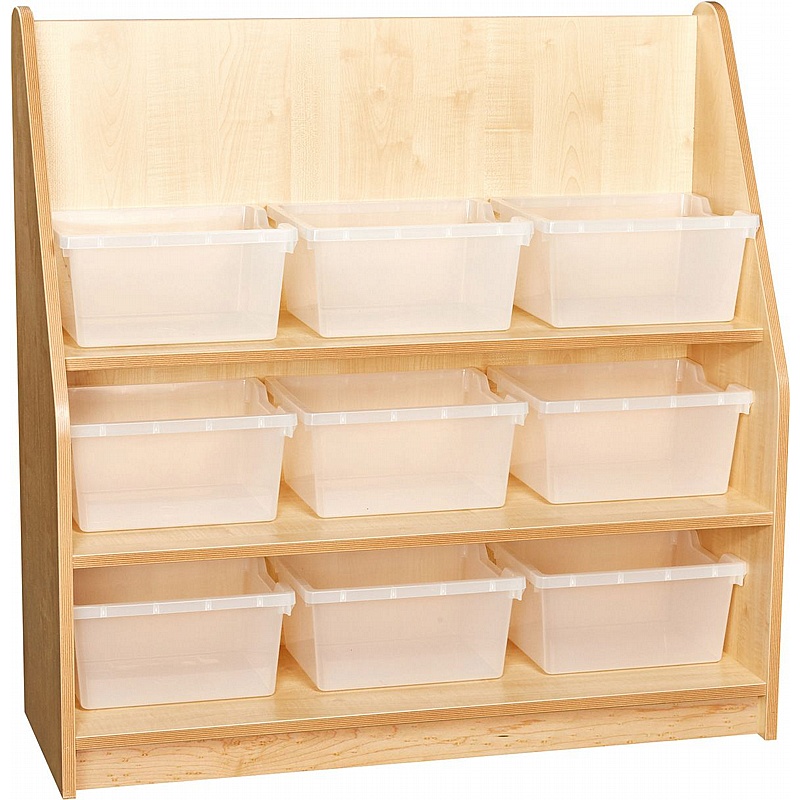 KubbyClass Early Years Nursery Angled Bookcase from our Storage range.