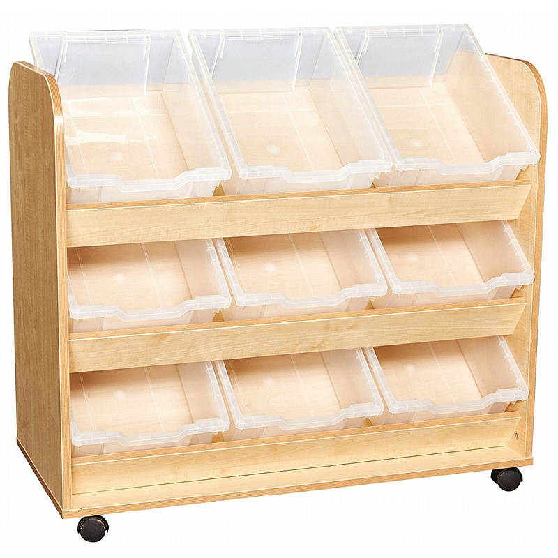 KubbyClass Early Years Nursery Tilt Tote Tray Storage from our Storage ...