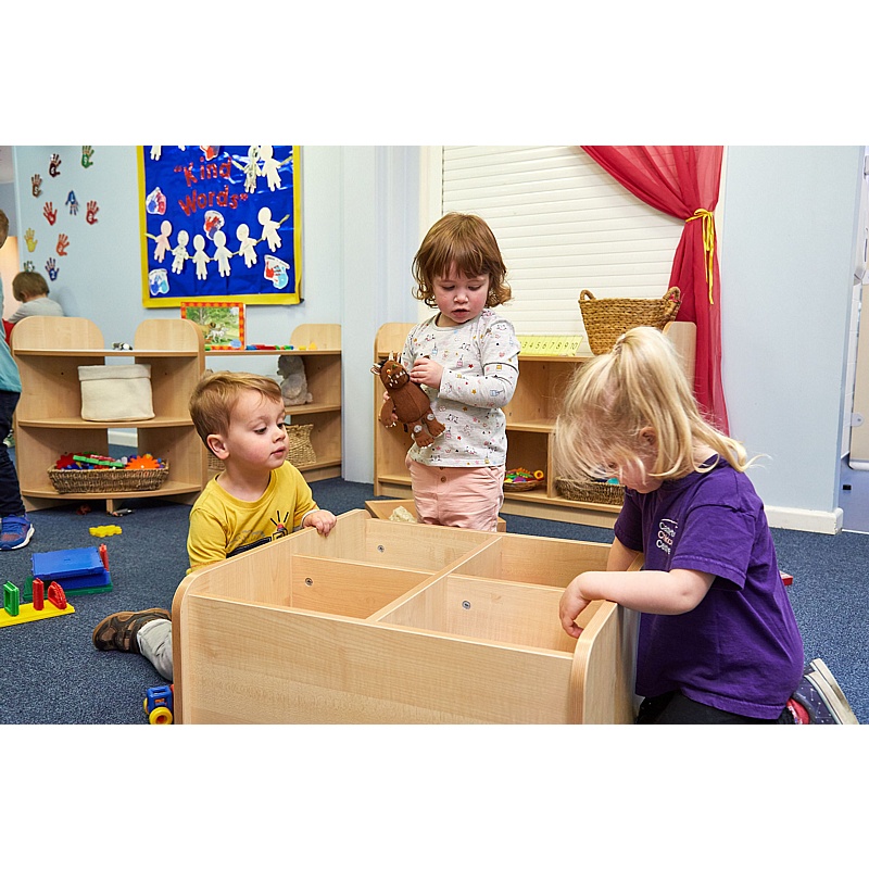 KubbyClass Early Years Nursery Low Mobile Kinderbox from our Storage range.