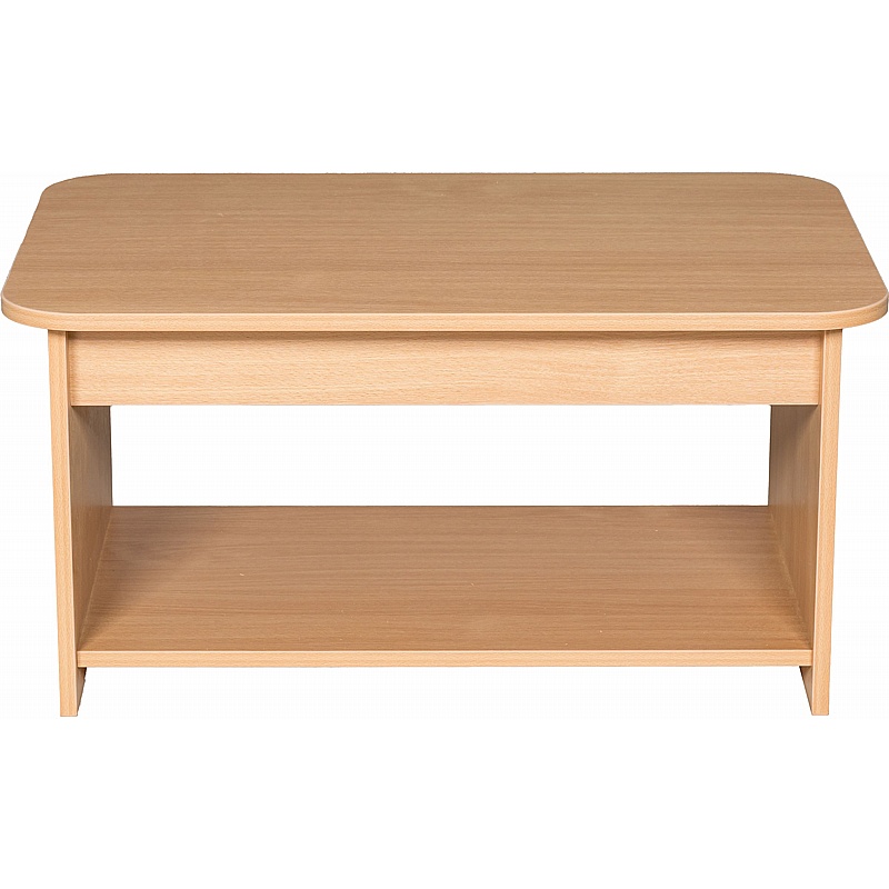 Campus Curve Rectangular Panel End Coffee Tables from our Coffee Tables ...