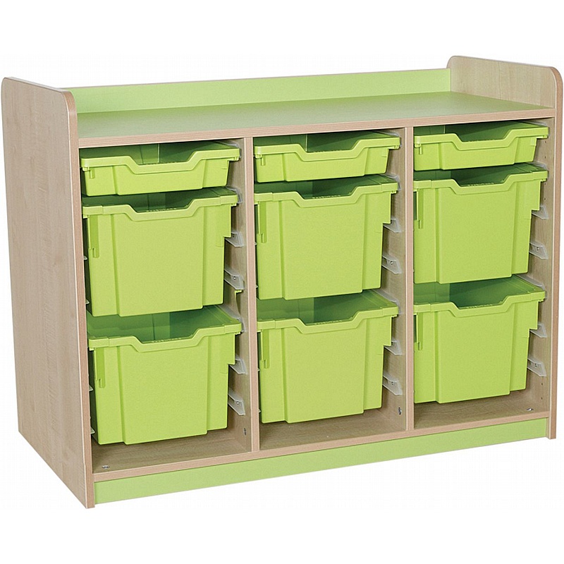 KubbyClass Library Triple Column Combination Tray Storage Unit from our Tray Storage Units range.