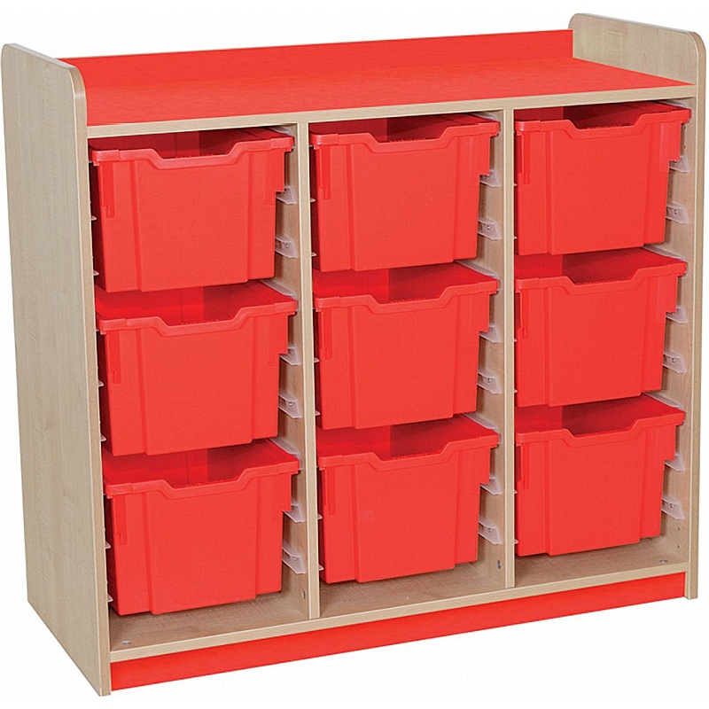 KubbyClass Library Triple Column Combination Tray Storage Unit from our ...