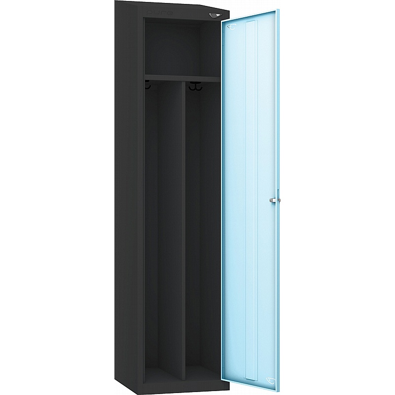Pure Antibacterial Sloping Top Clean & Dirty Lockers with Hasp and ...