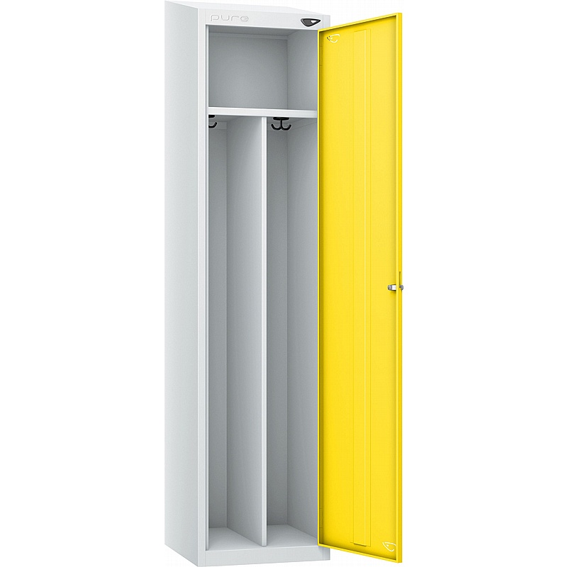 Pure Antibacterial Sloping Top Clean & Dirty Lockers with Hasp and ...
