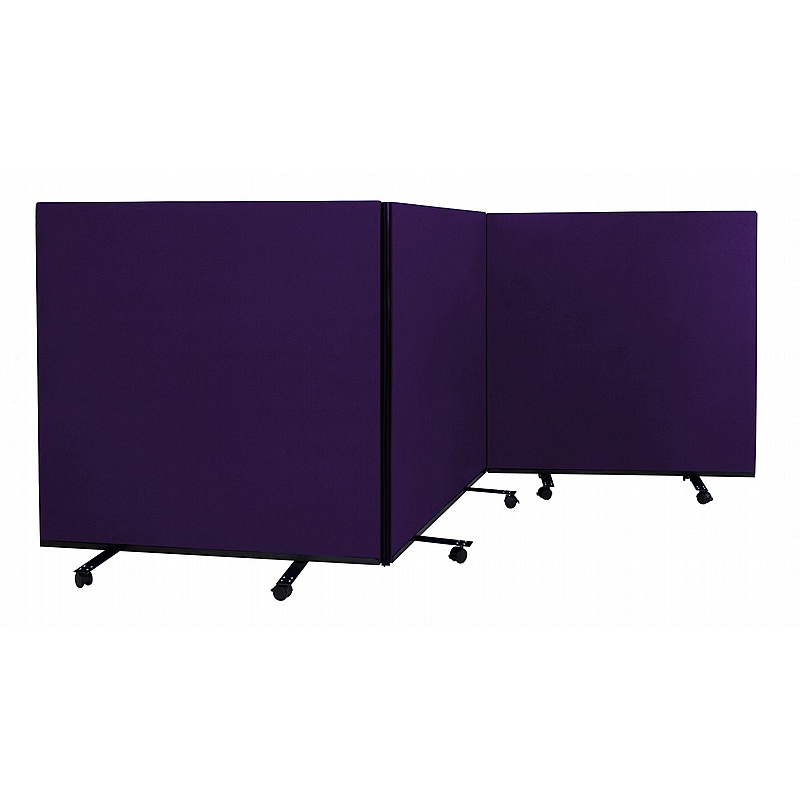 Division Fiesta Triple Mobile Partition Screens from our Panel Display ...