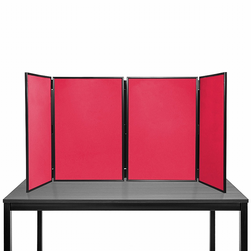 4 Panel Maxi Desktop Folding Display Boards from our Panel Display ...
