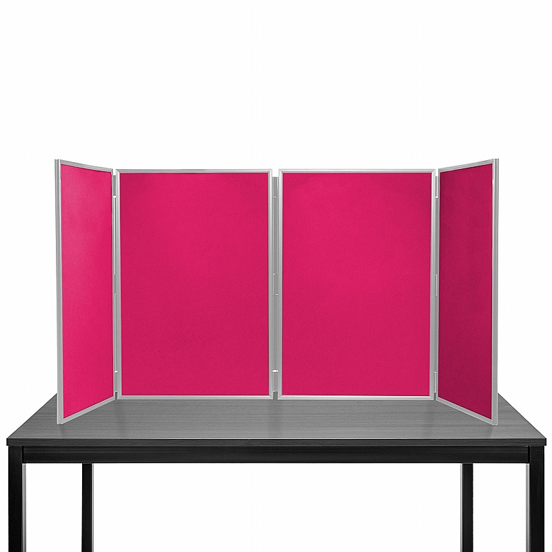 4 Panel Maxi Desktop Folding Display Boards from our Panel Display ...