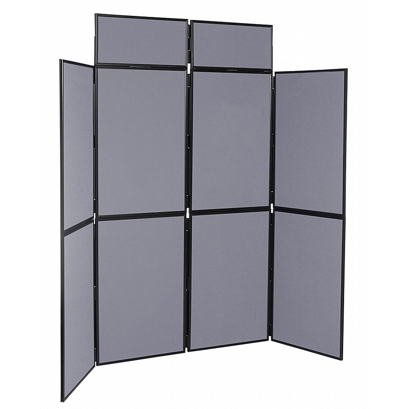 8 Panel Floorstanding Folding Display Boards from our Panel Display ...