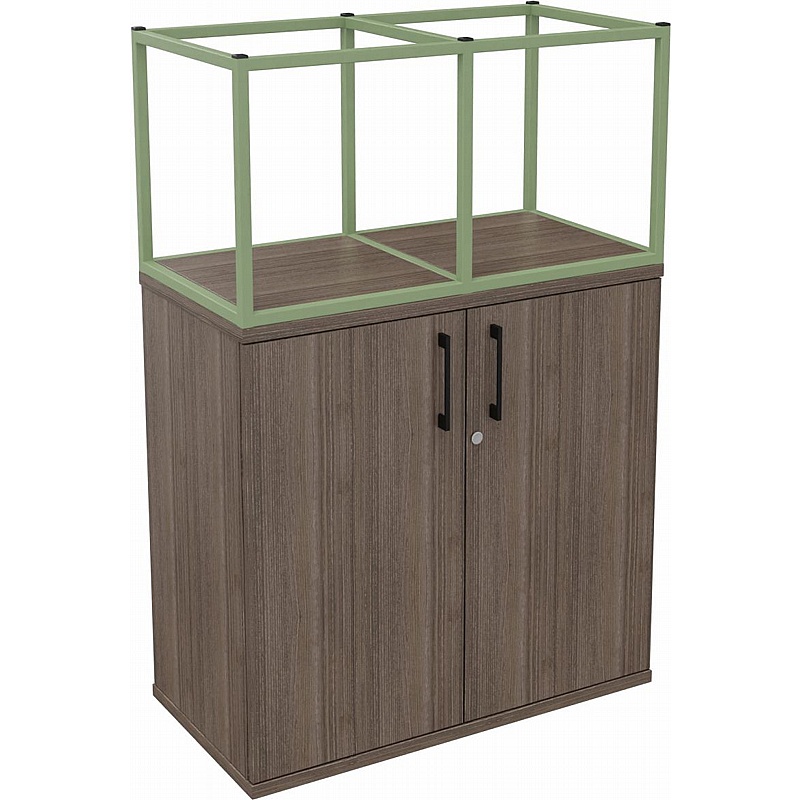 Matrix Storage Double Door Cupboard with Column Frame from our Shelving ...