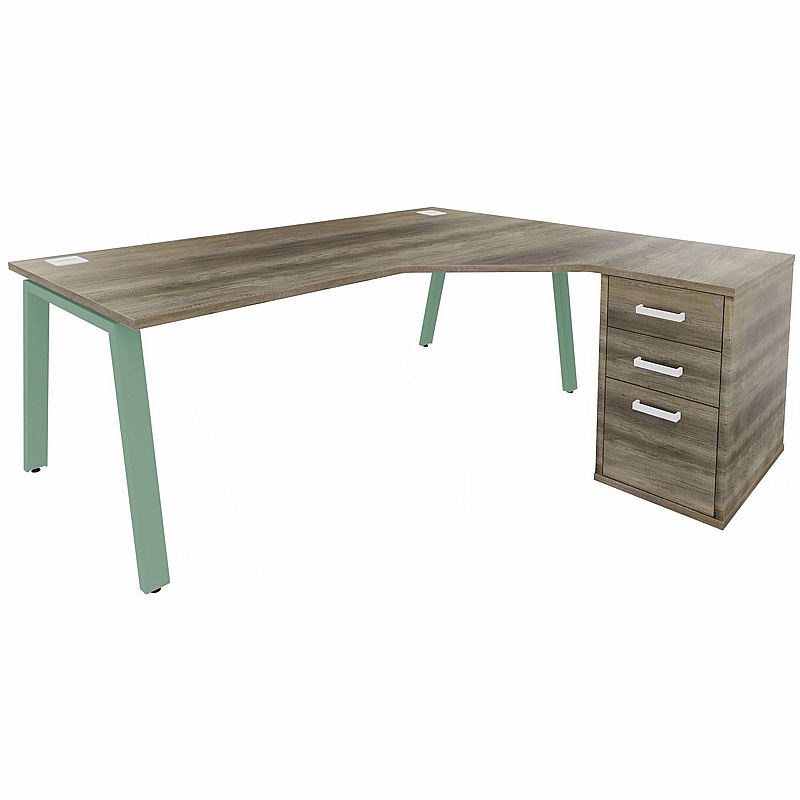 Apex A-Frame Executive Ergonomic Corner Office Desk from our Executive ...