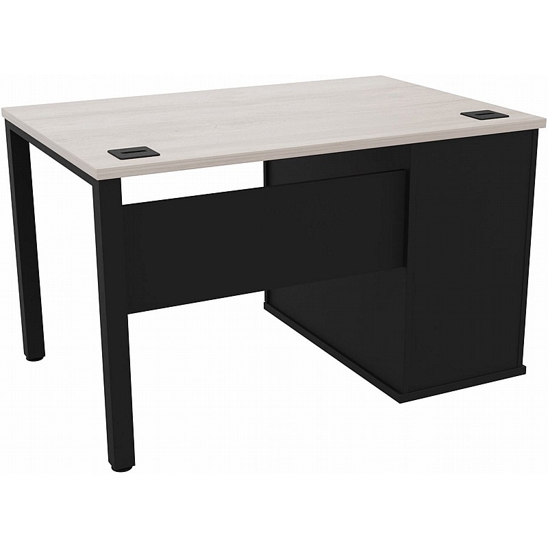 Analog Duo Rectangular Desk with Pedestal from our Rectangular Desks range.