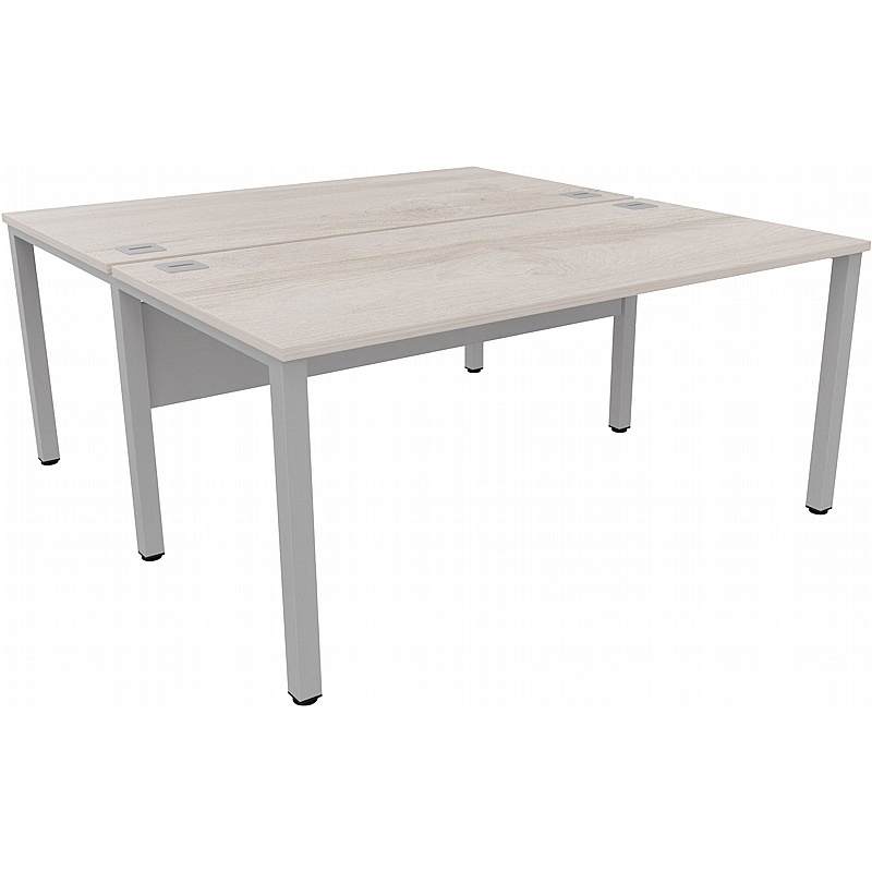 Analog 2 Person Rectangular Back to Back Bench Desks from our Bench ...