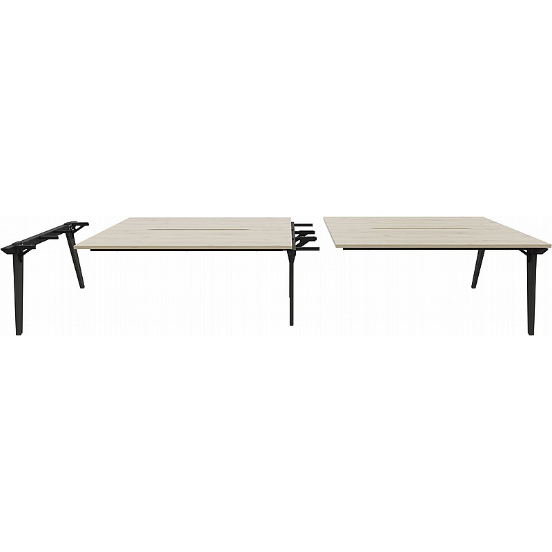 Tract Rectangular Back to Back Bench Extension Desks from our Office ...