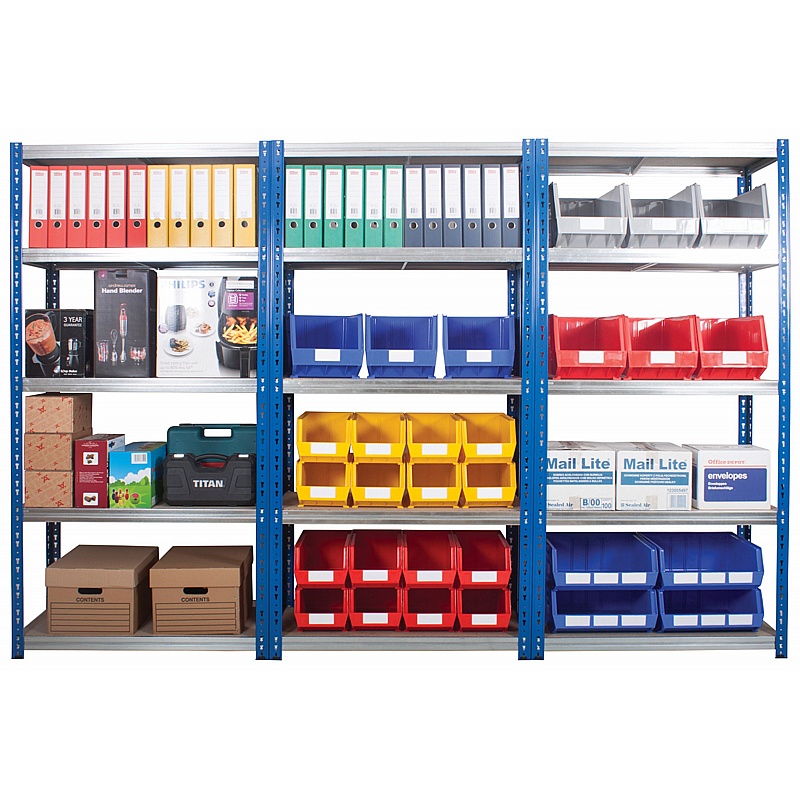 Kwikrack 5 Tier Heavy Duty Wide Boltless Racking from our Shelving range.