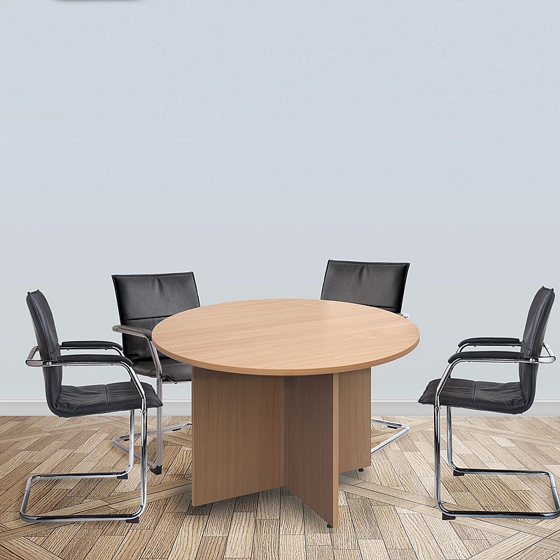Spectra Arrowhead Round Meeting Tables from our Meeting Room Tables range.