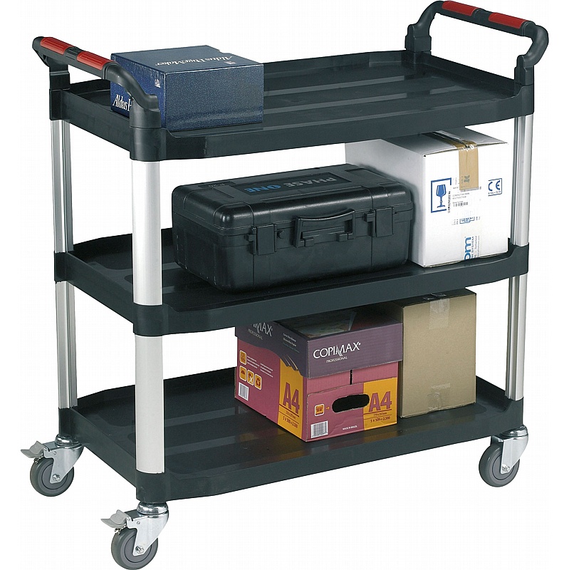 Loadtek 3 Shelf Office Trolleys from our Office Trucks & Trolleys range.