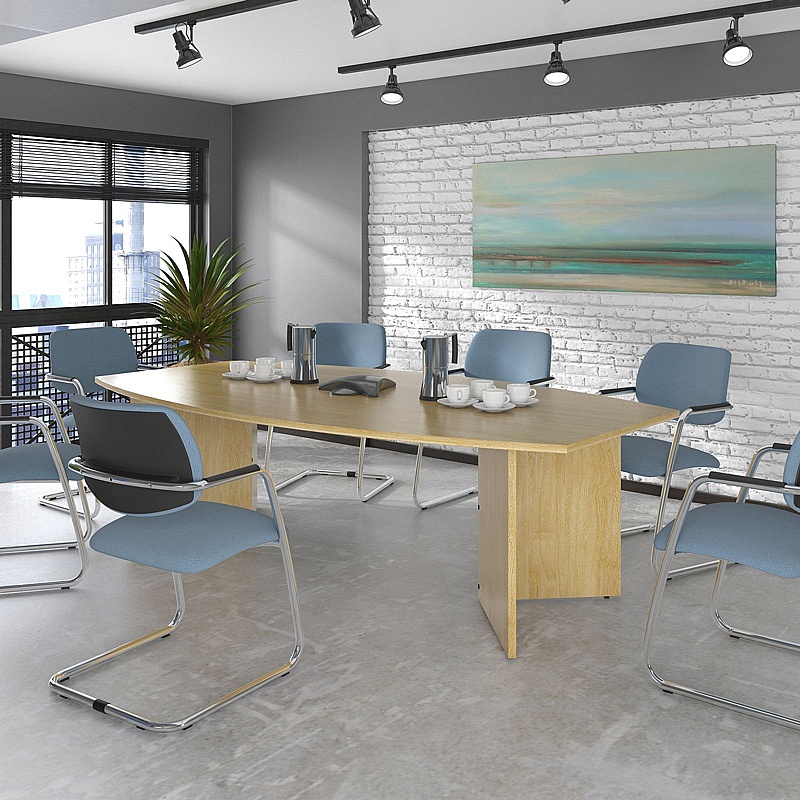 Spectra Arrowhead Boat Shaped Meeting and Boardroom Tables from our Meeting Room Tables range.