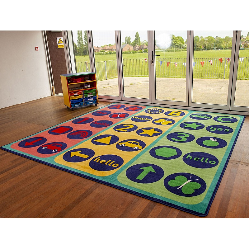 Kinder Yes No Maybe Placement Carpet from our School Carpets, Mats ...