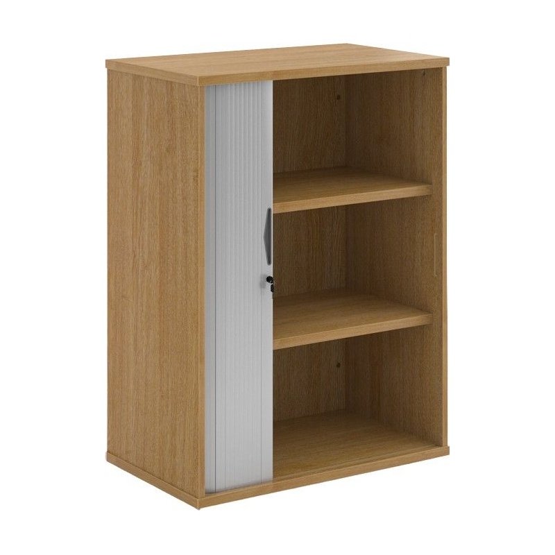 Contract Plus Wooden Tambour Office Cupboards from our Office Cupboards ...