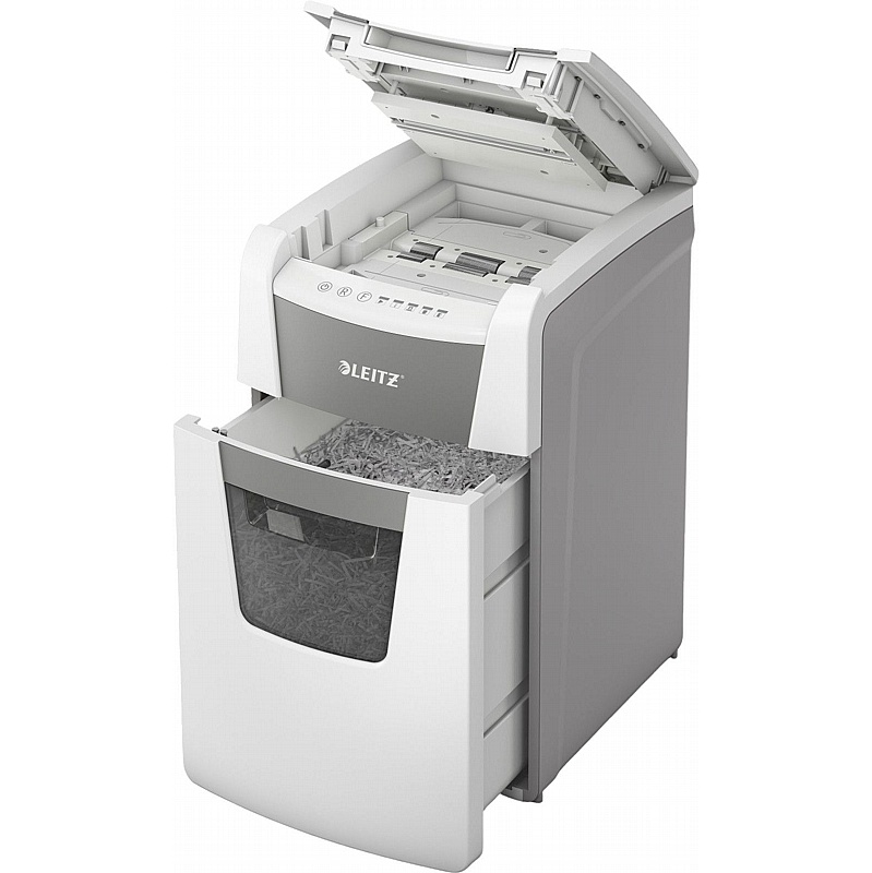 Leitz IQ-P4 Office Autofeed Cross Cut Paper Shredder from our Shredders ...