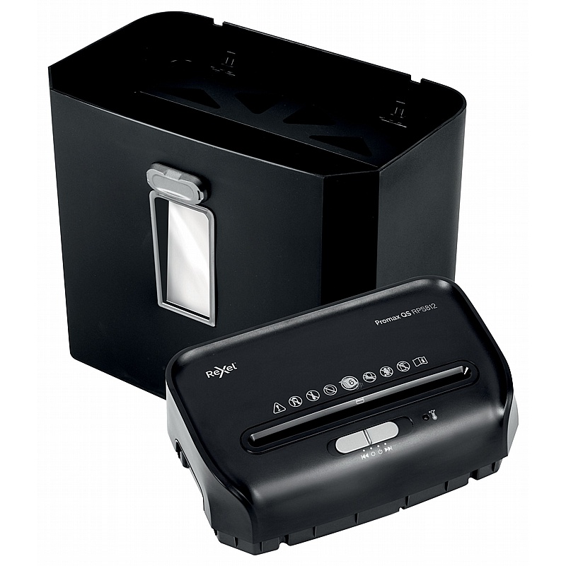 Rexel ProMax QS RPS812 Strip Cut Paper Shredder from our Shredders range.