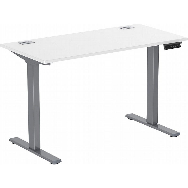 Horizon Compact Dual Motor Electric Height Adjustable Sit Stand Office ...