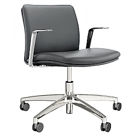 Boss Design Real Leather Delphi High Back Office Chair from our Leather ...